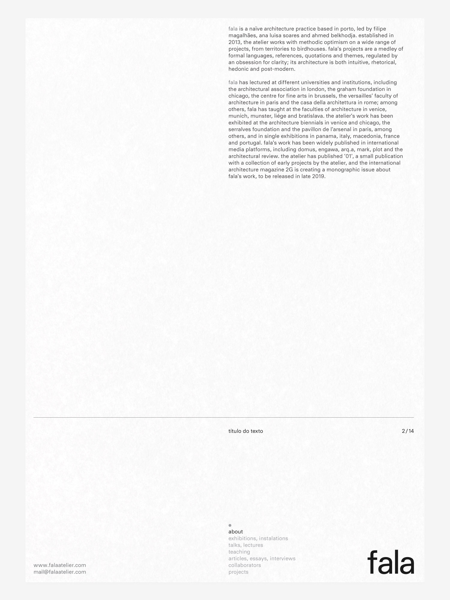 And Atelier – fala files